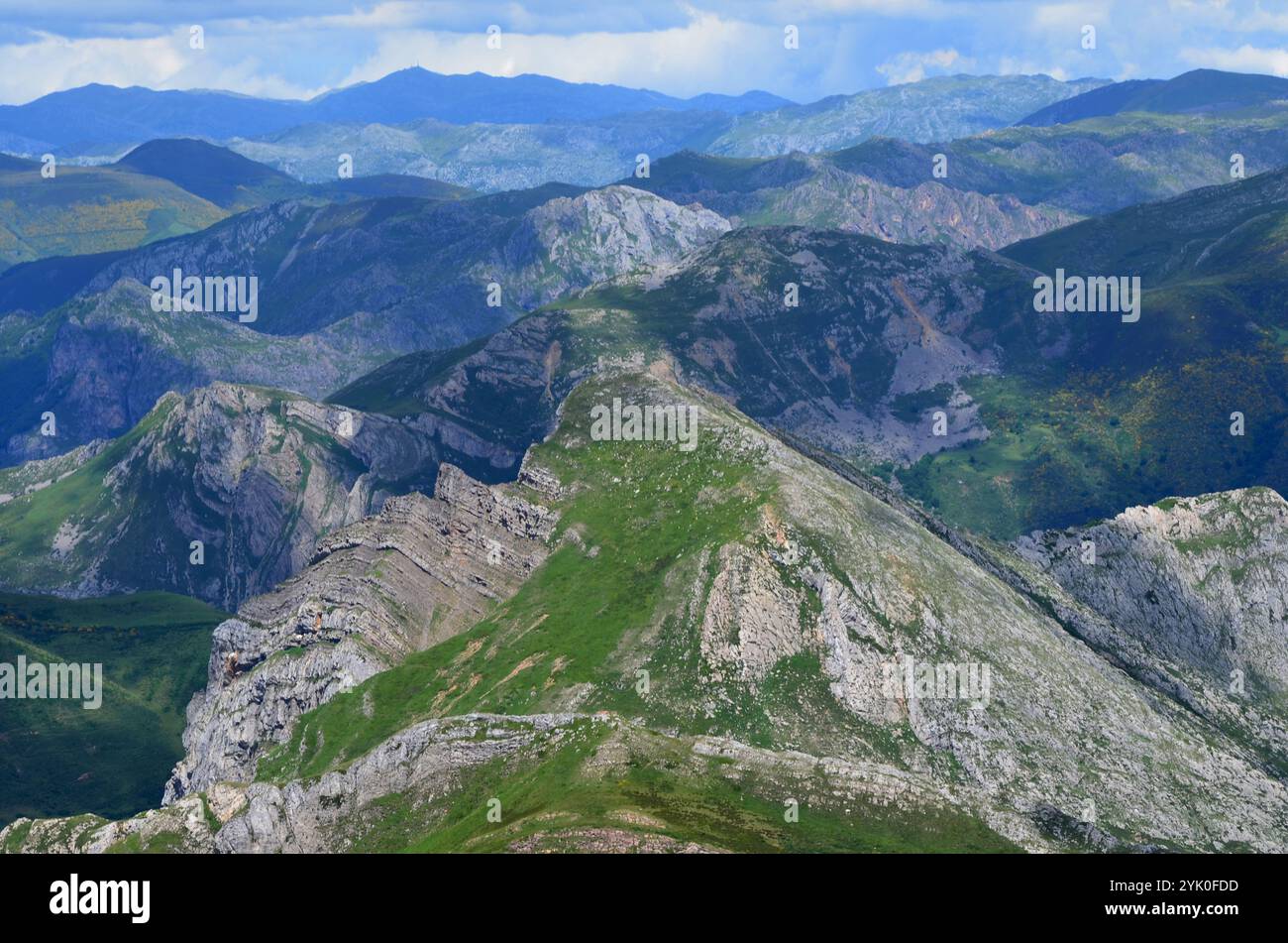 Alto Sil Mountains in North-western Spain Stock Photo - Alamy