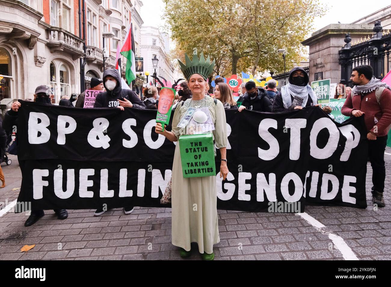 British Museum, London, UK. 16th Nov 2024. Protesters at the Global ...