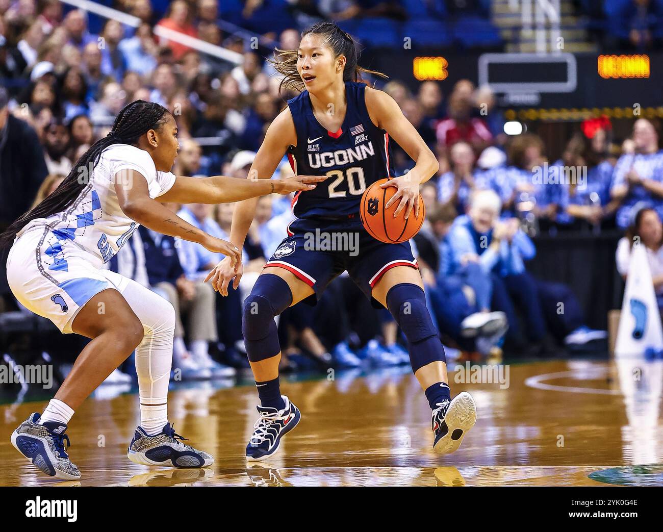 November 15, 2024: University of Connecticut guard Kaitlyn Chen (20 ...