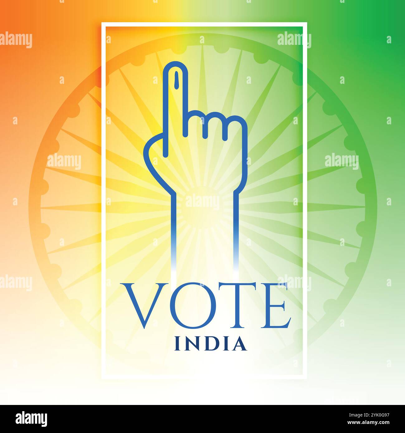 Indian voter hand Stock Vector Images - Alamy