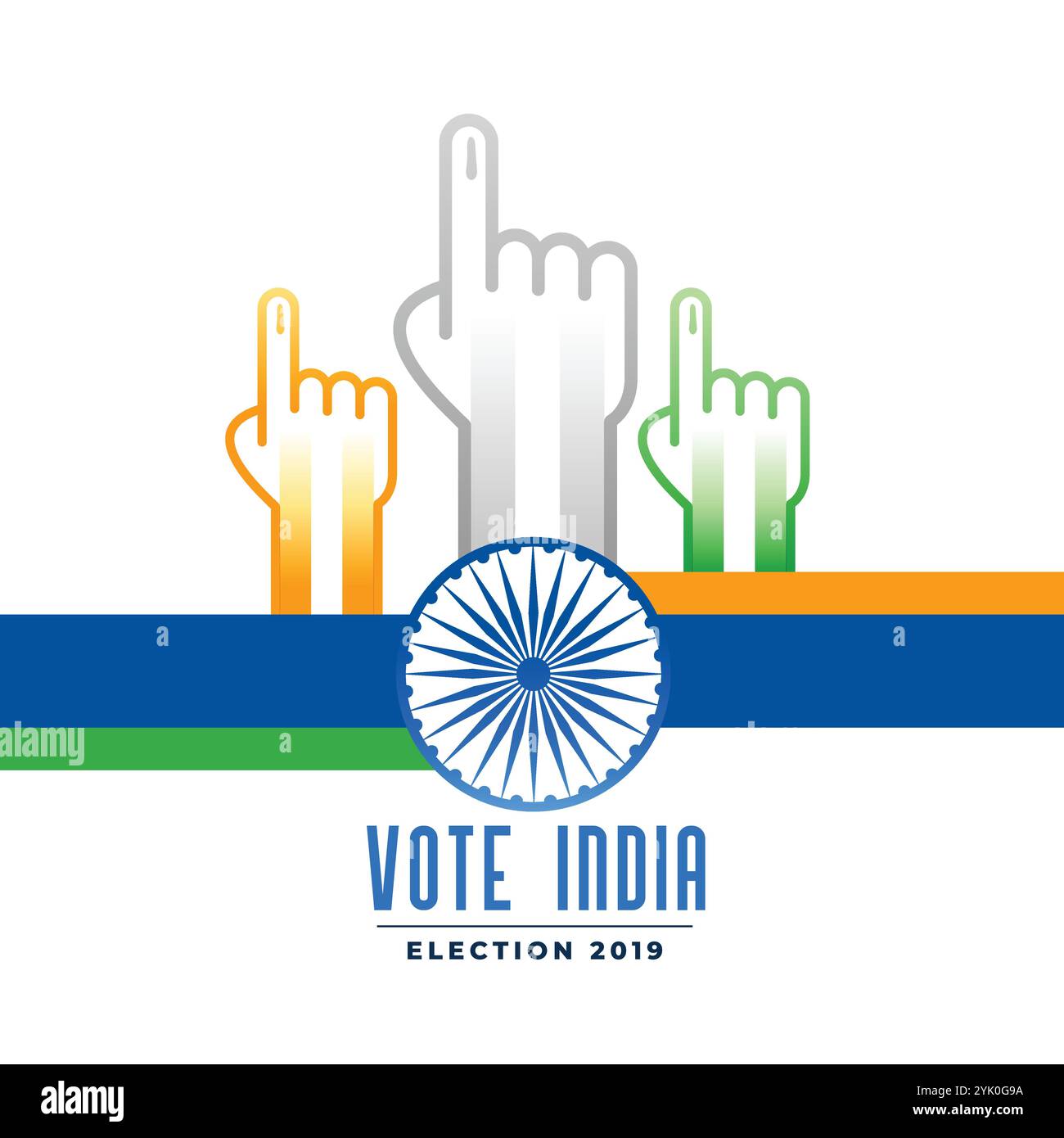 Indian adult voting Stock Vector Images - Alamy