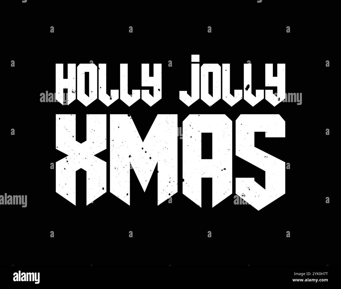 Holly jolly christmas merry Stock Vector Images - Alamy