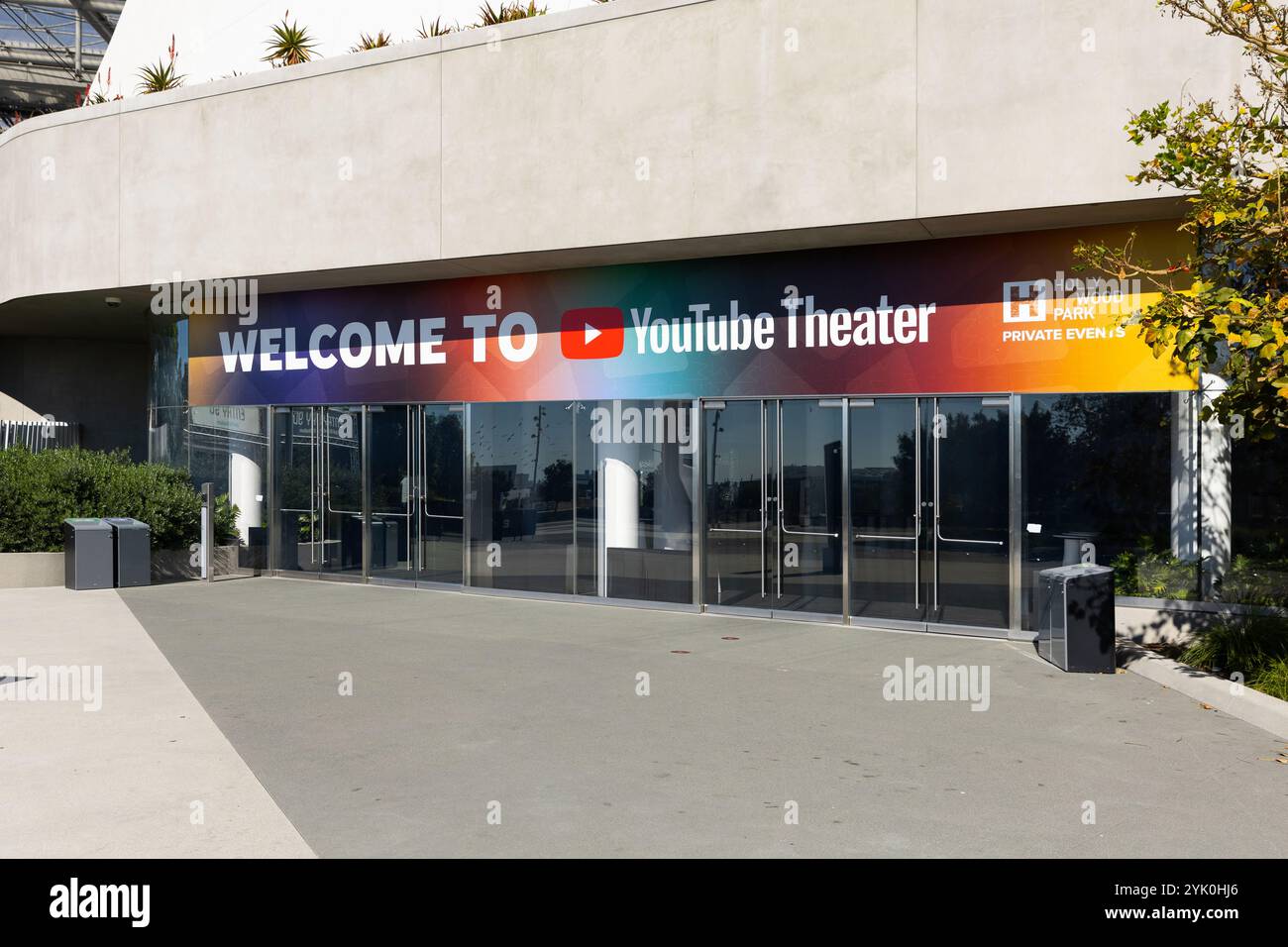 YouTube Theater is a music venue located in Sofi Stadium, home to the ...