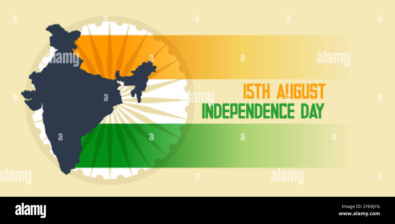 indian flag and map independence day background Stock Vector Image ...