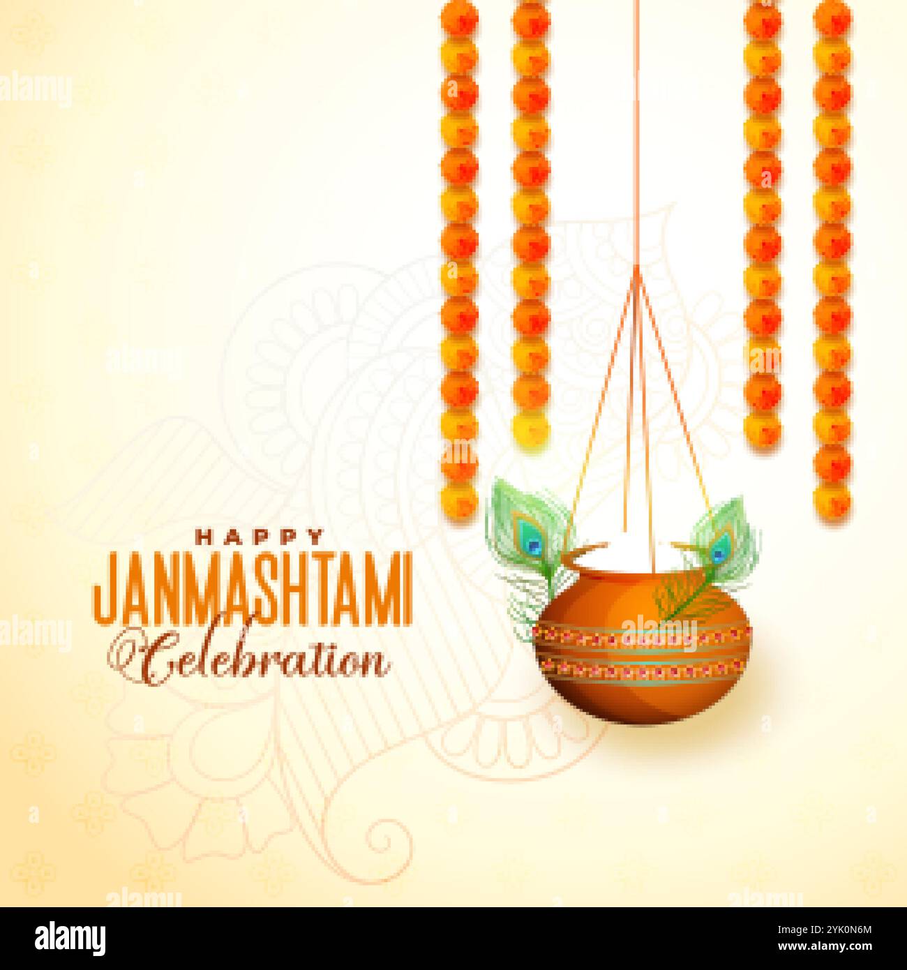 Janmashtami in vrindavan Stock Vector Images - Alamy