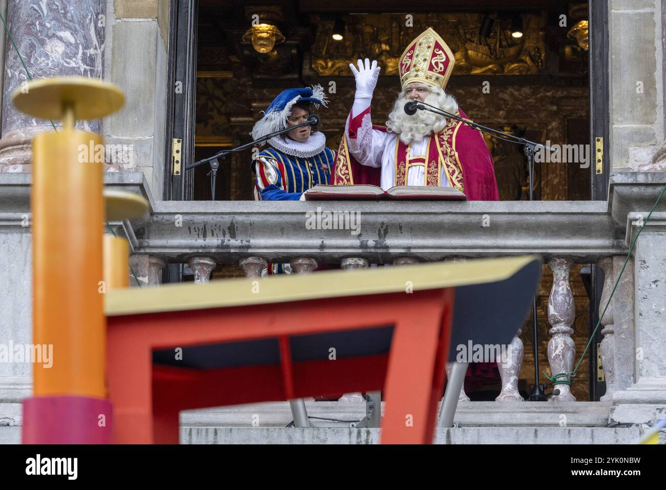 Antwerp, Belgium. 16th Nov, 2024. Sinterklaas/ Saint-Nicolas/ Saint ...