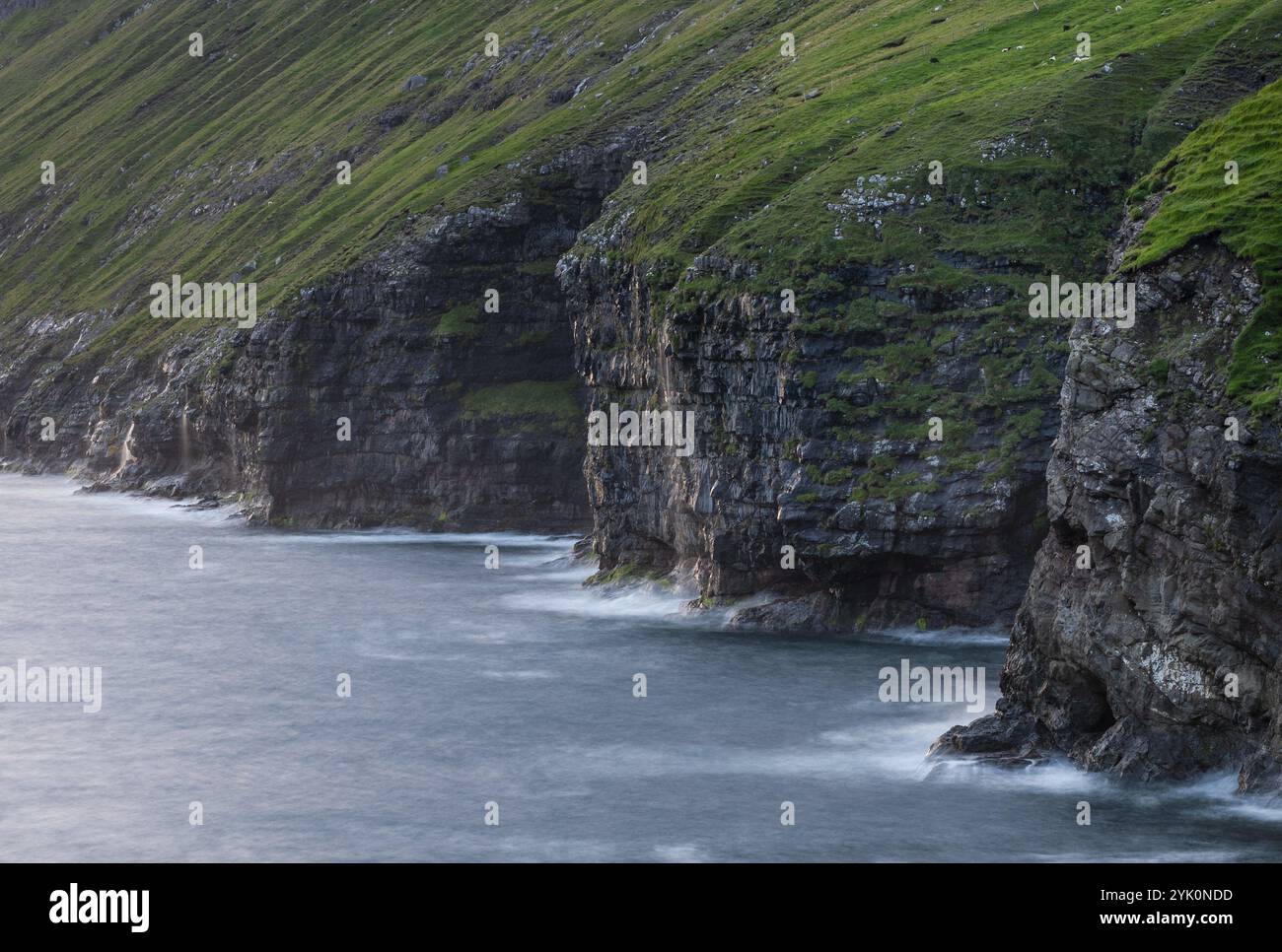Surf, Coast, Long exposure, Vidareidi, Vidoy Island, ViÃ°areiÃ°i, ViÃ ...