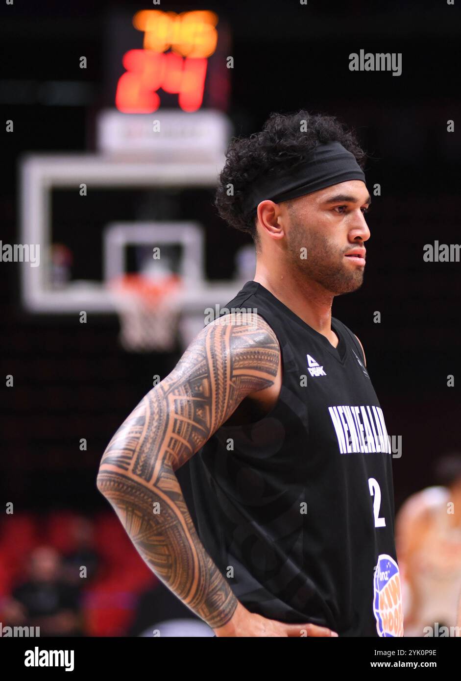 Izayah Le'afa (New Zealand). FIBA Olympic Qualifying Tournament ...