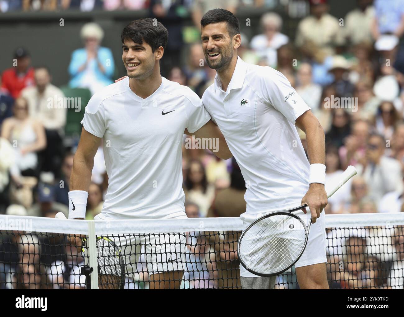 Carlos alcaraz novak djokovic hi-res stock photography and images - Alamy