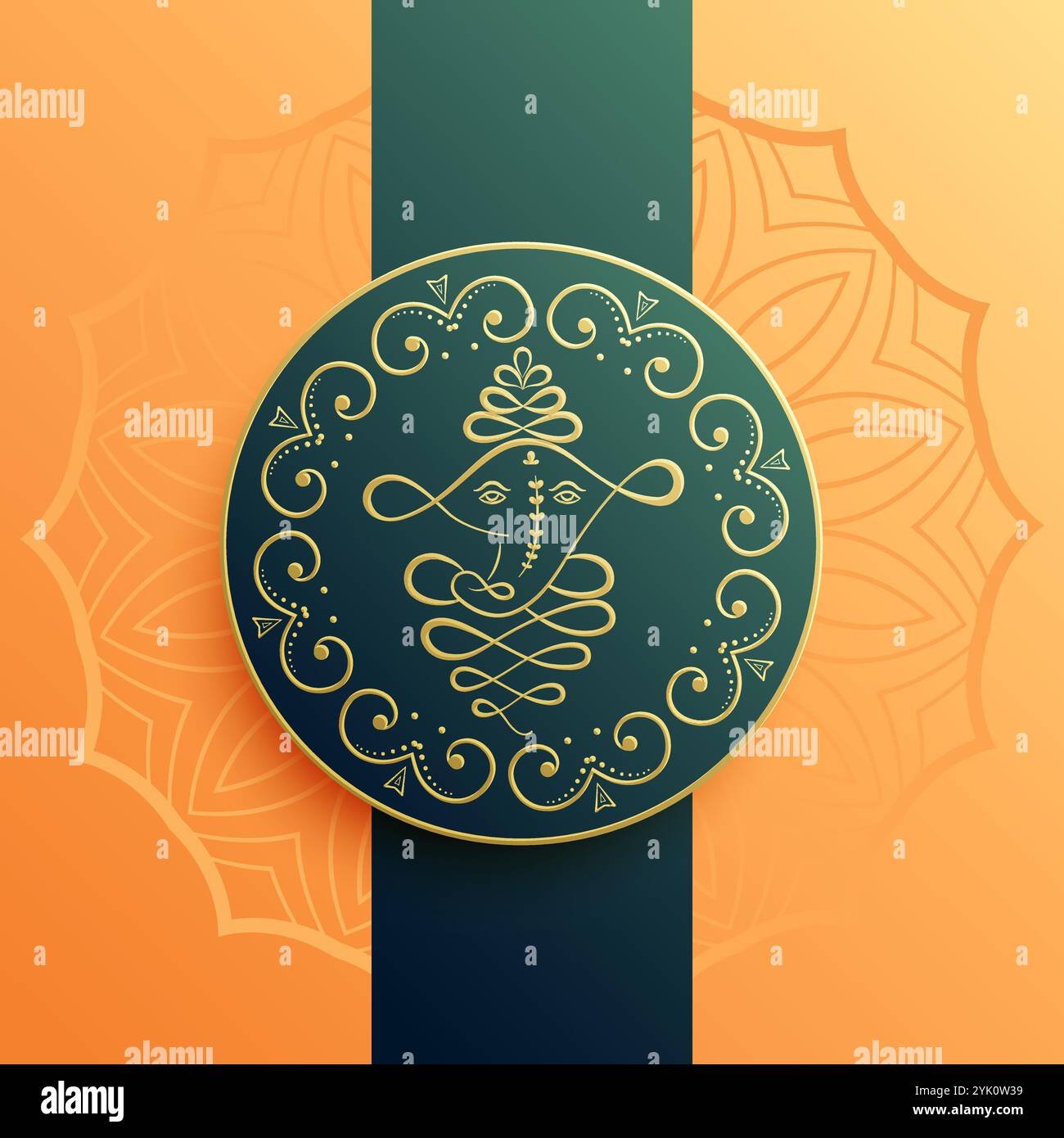 creative lord ganesha design artistic background Stock Vector Image ...