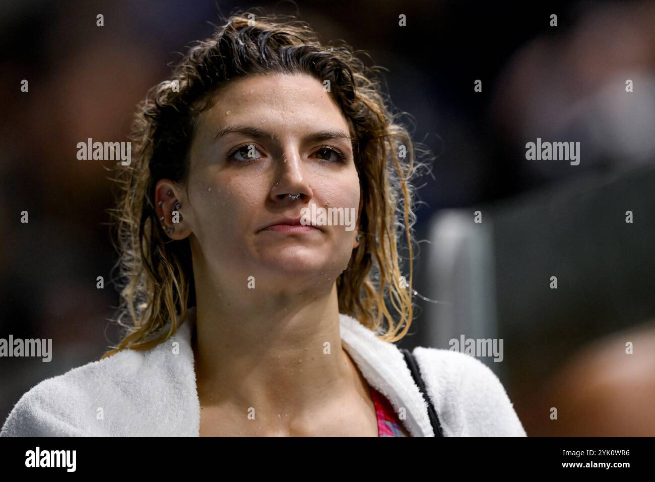 Ilaria Cusinato of GS Fiamme Oro during the italian winter swimming ...