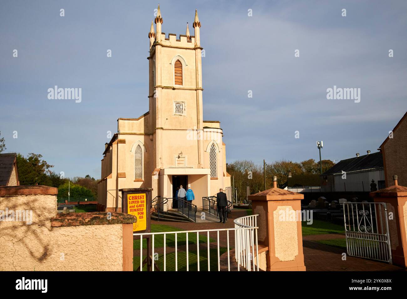 crumlin gothic revival presbyterian church inscribed ecclesia scotia ...