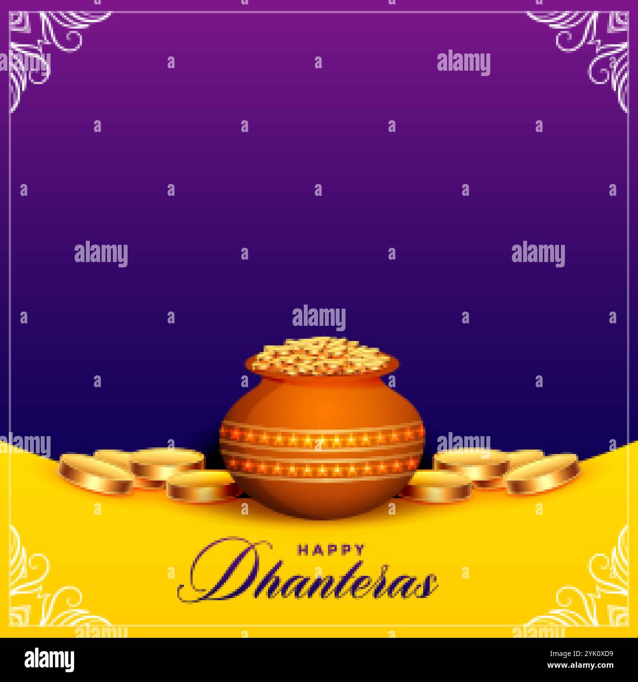 Shubh diwali happy golden text hi-res stock photography and images - Alamy