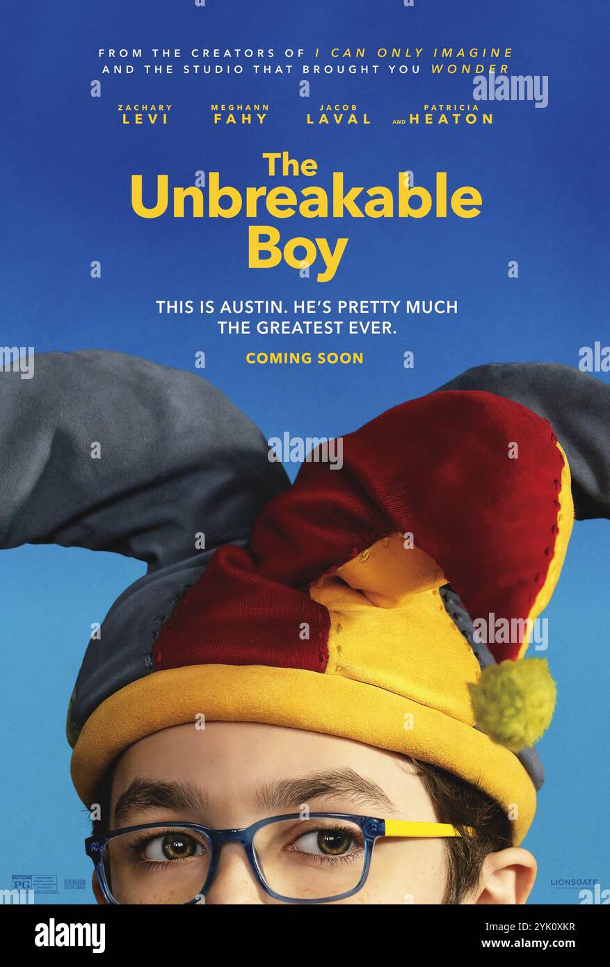 The Unbreakable Boy Jacob Laval poster Stock Photo - Alamy