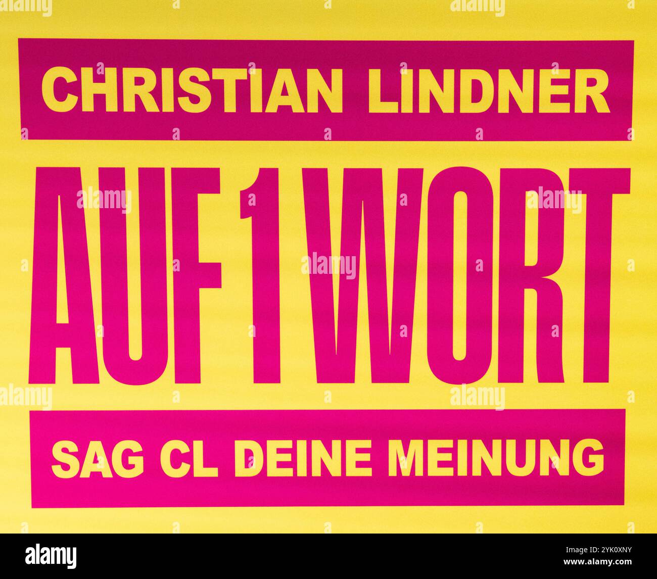 Townhall Christian Lindner 16.11.2024, Germany, Berlin, FDP, Christian ...