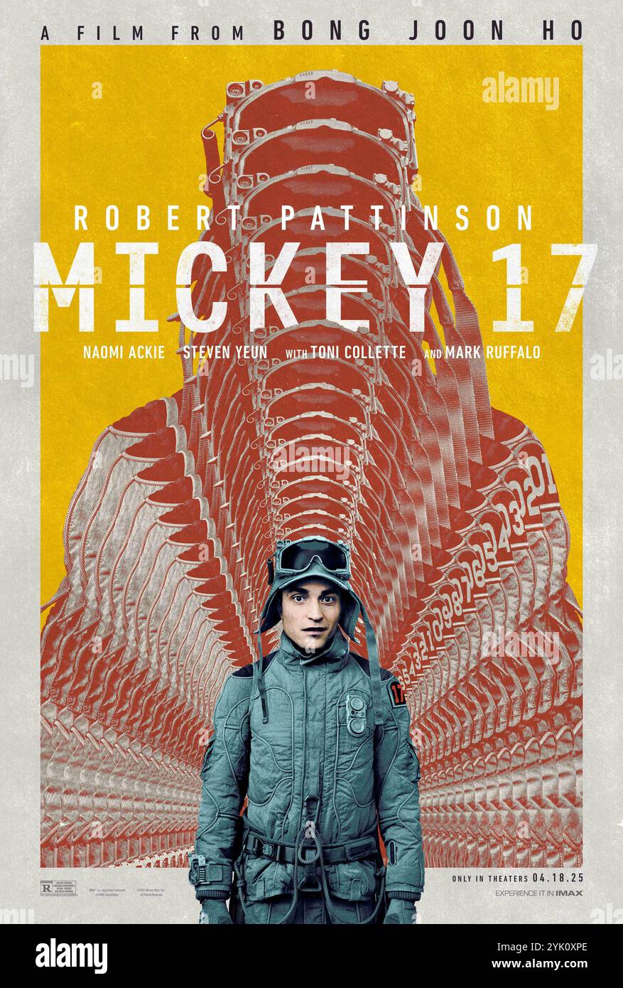 Mickey 17 movie poster Robert Pattinson Stock Photo - Alamy