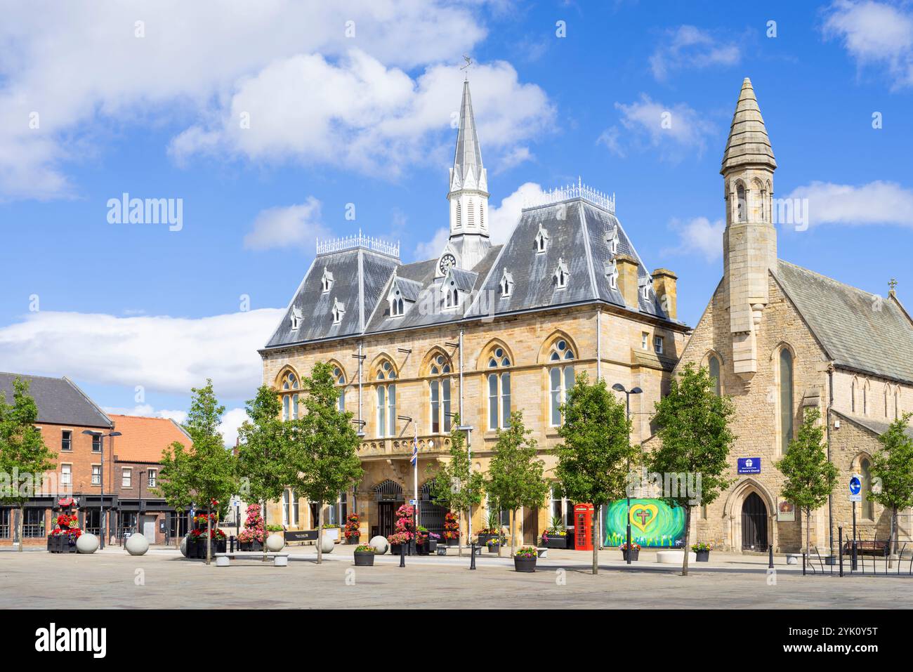 Victorian church hall blue sky uk hi-res stock photography and images ...