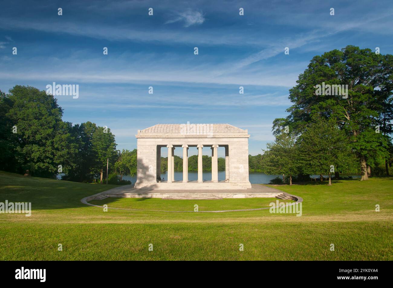 The landmark temple to Music building in the Roger Williams Park in ...