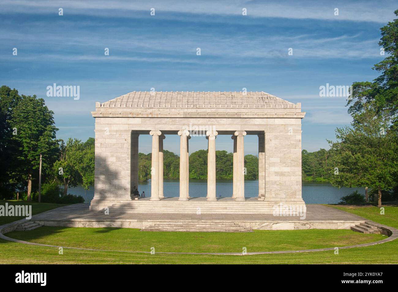 The temple to Music building in the Roger Williams Park in Providence ...