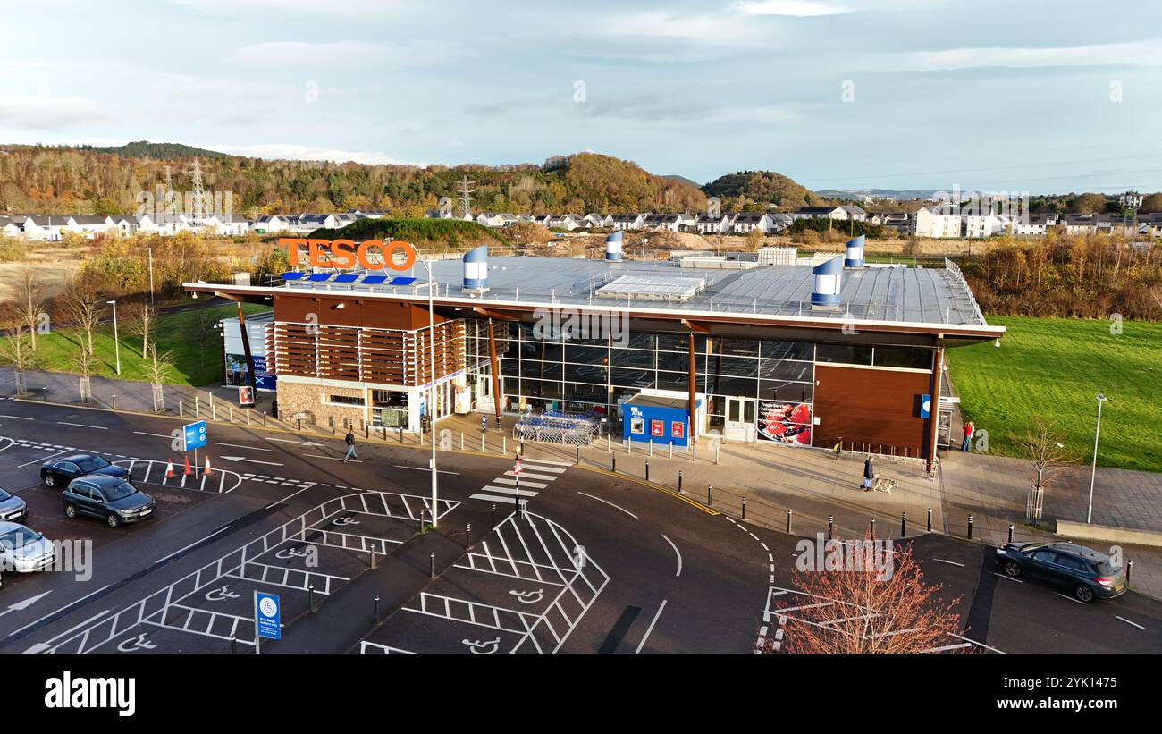 15 November 2024: Tesco Dores Inverness locator GV locator. Picture ...