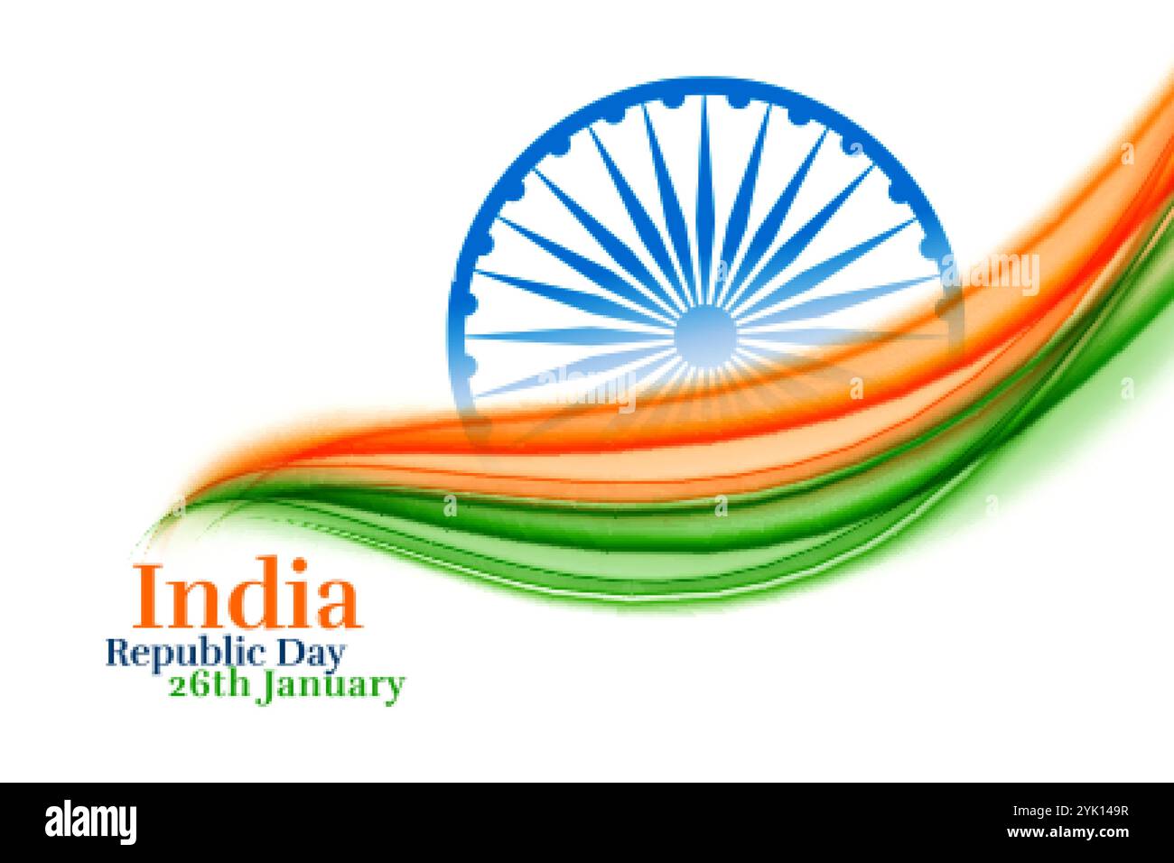 indian republic day creative tricolor background design Stock Vector ...