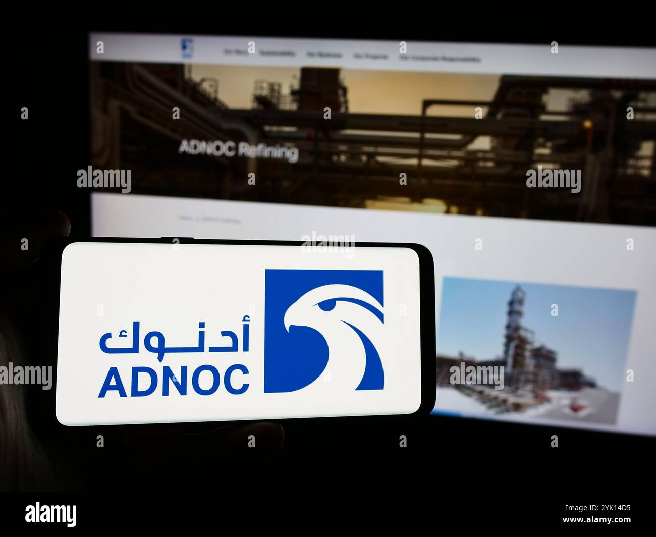 Adnoc logo hi-res stock photography and images - Alamy