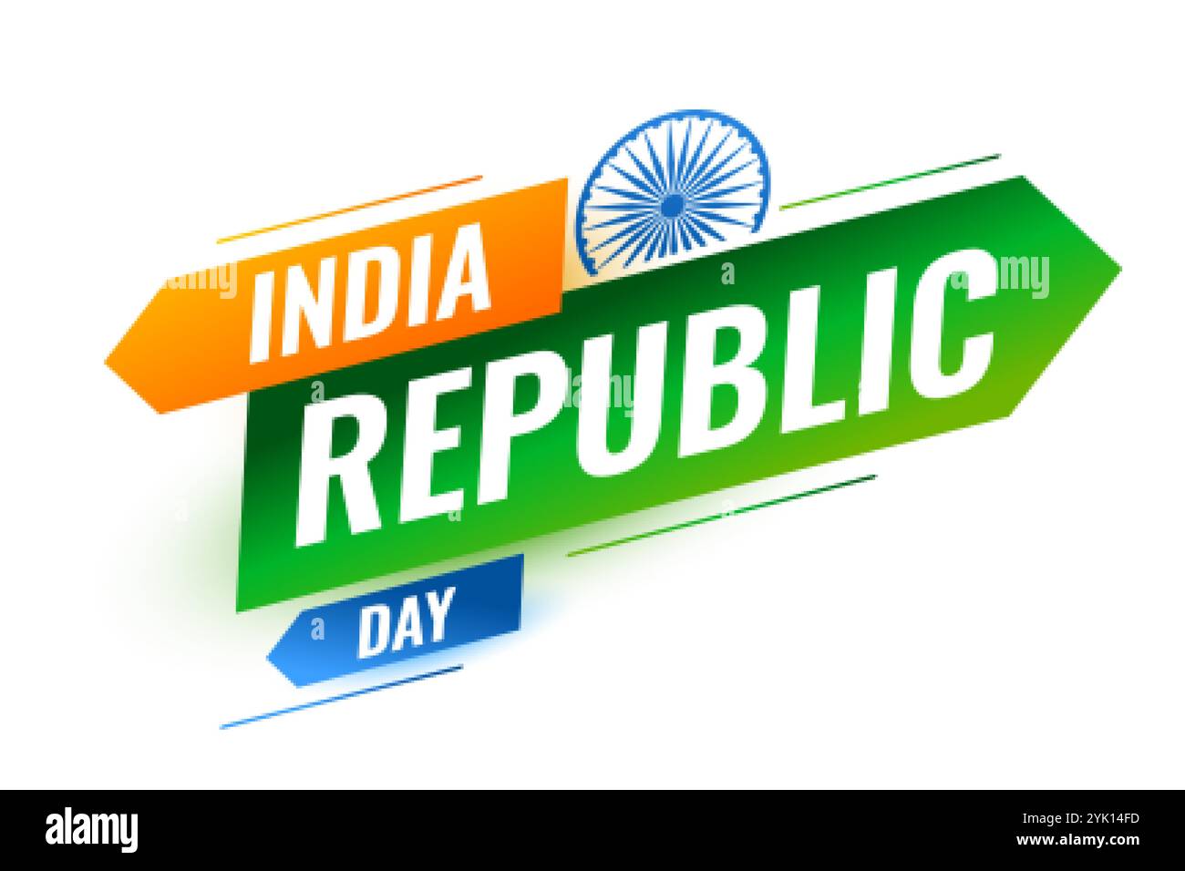 modern indian republic day creative background design Stock Vector ...