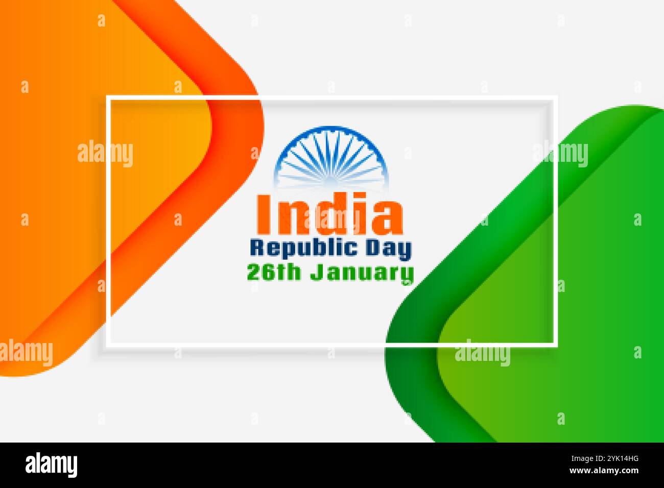 indian national republic day creative background design Stock Vector ...