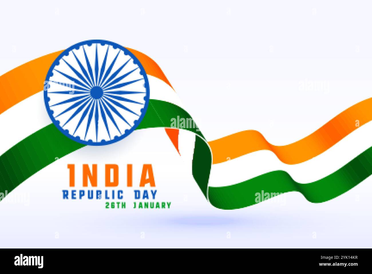 India ribbon flag background Stock Vector Images - Alamy