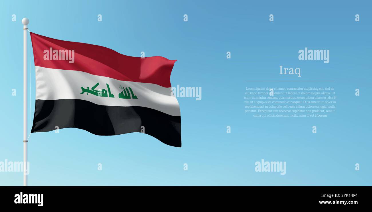 Minimalist iraq flag hi-res stock photography and images - Alamy