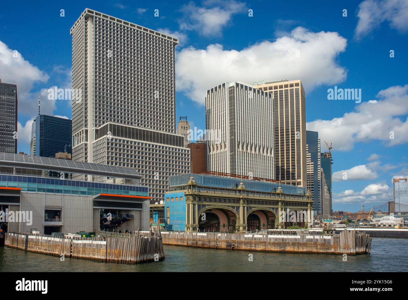 The Staten Island Ferry Terminal at Battery Park in lower Manhattan New ...
