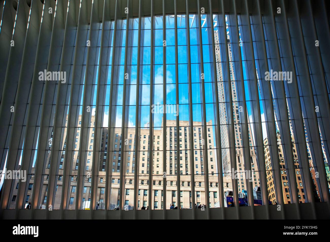 Oculus, the transportation hub by architect Santiago Calatrava, at the ...