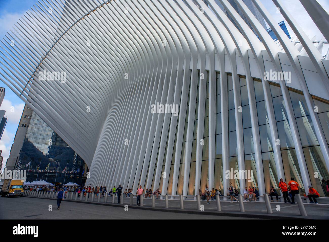 Oculus, the transportation hub by architect Santiago Calatrava, at the ...