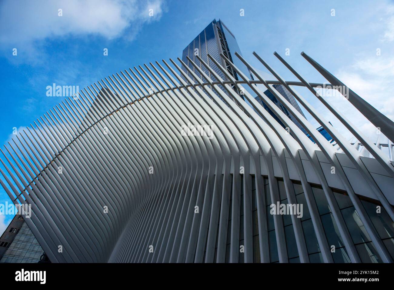 Oculus, the transportation hub by architect Santiago Calatrava, at the ...