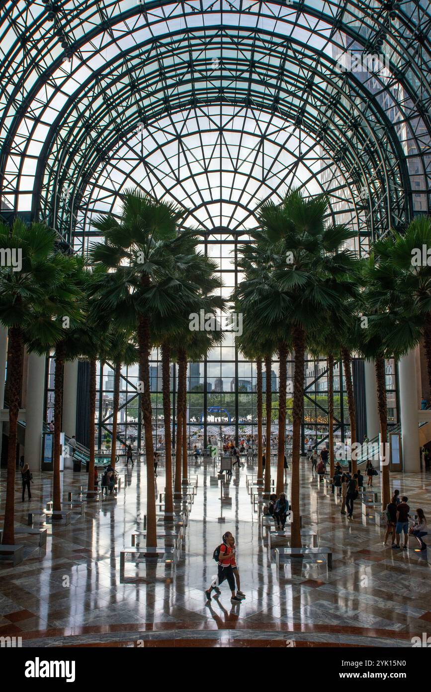 The Winter Garden Atrium, along with the rest of the Brookfield Place ...