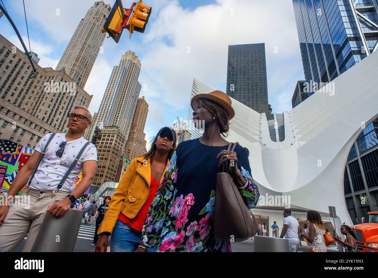 Oculus, the transportation hub by architect Santiago Calatrava, at the ...