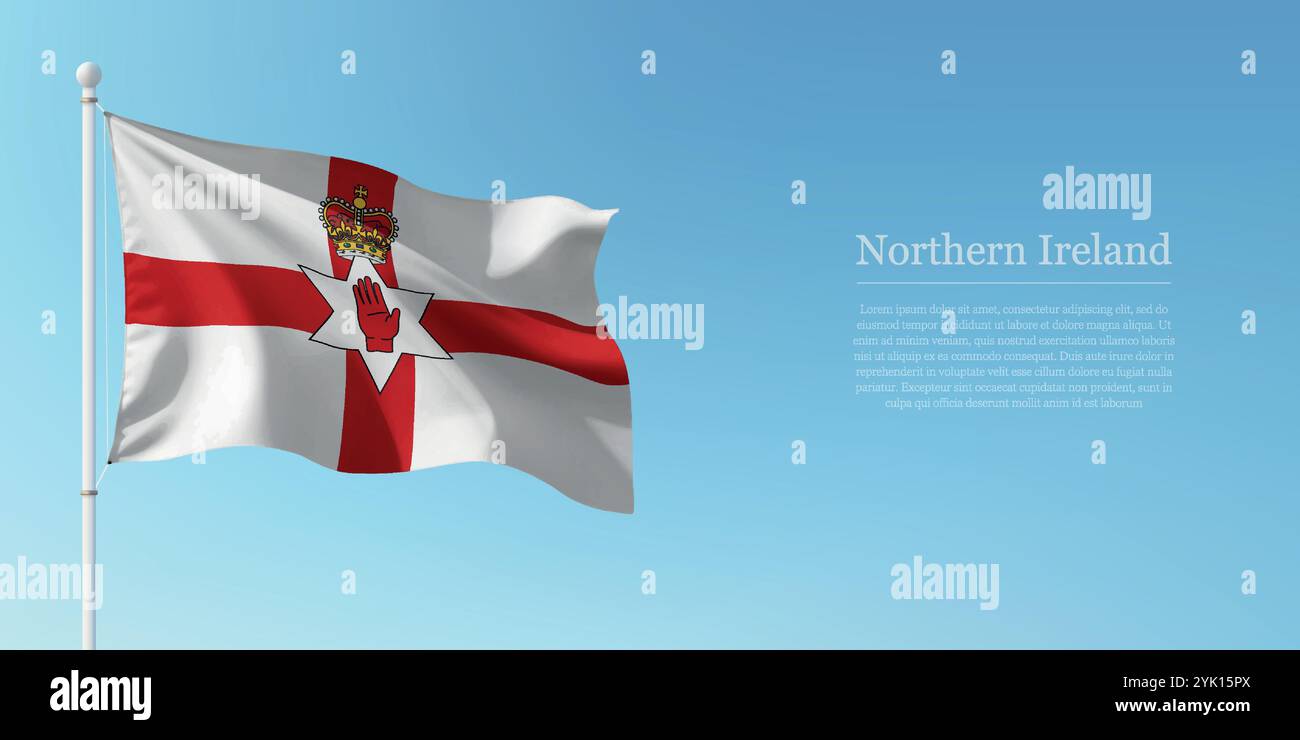 Simple flag northern ireland hi-res stock photography and images - Alamy