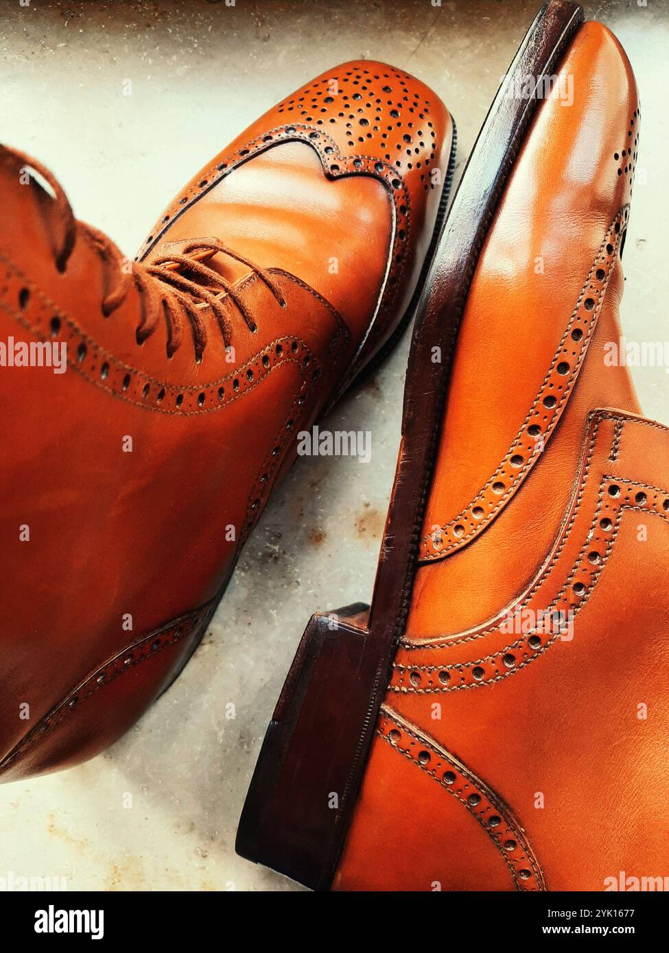 Italian handmade shoes and boots from a roman shoemaker Stock Photo - Alamy