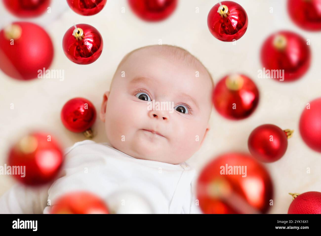 Adorable baby face in white hi-res stock photography and images - Alamy