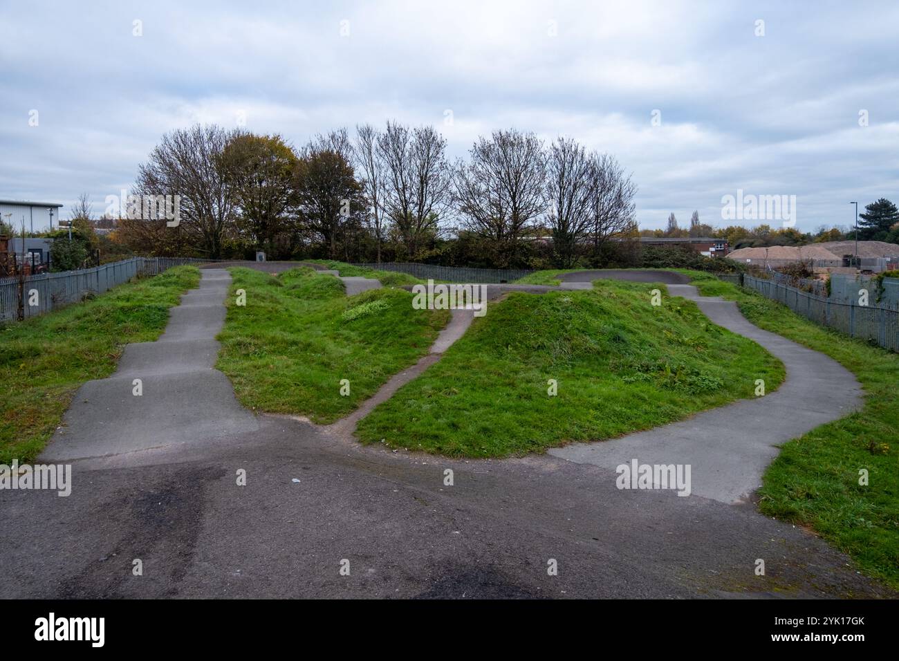 Longwell Green Bristol BMX track Stock Photo - Alamy