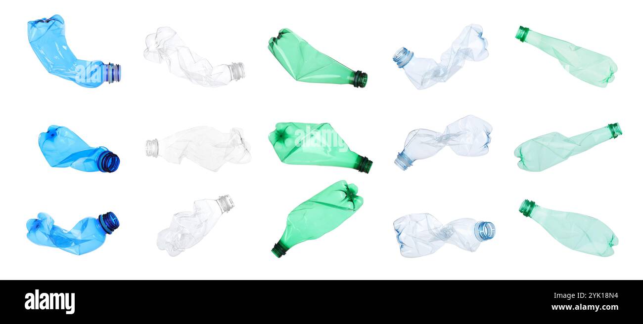 Many used crumpled plastic Cut Out Stock Images & Pictures - Alamy