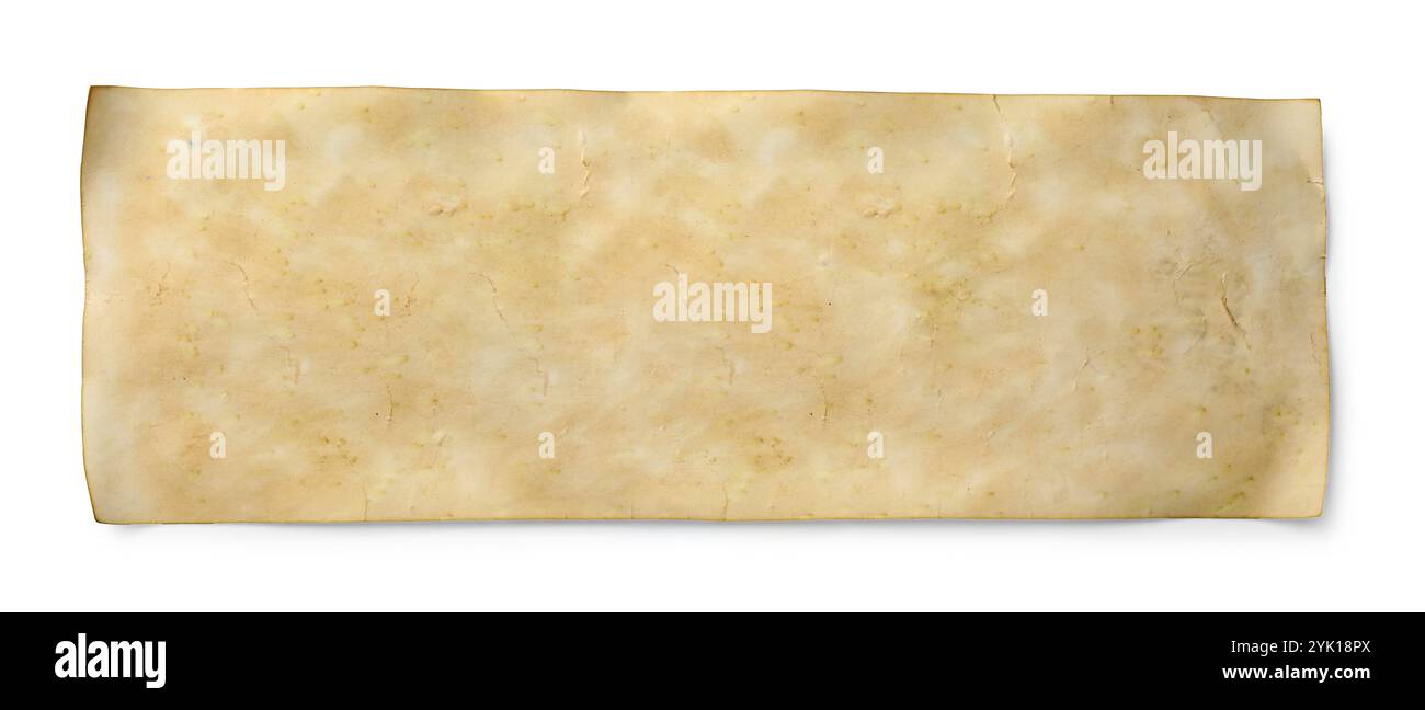 Horizontal old paper long Cut Out Stock Images & Pictures - Alamy