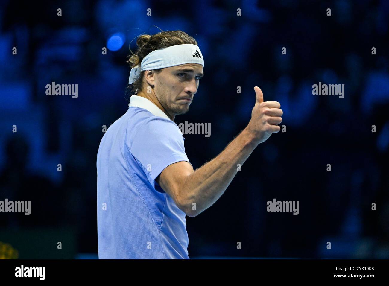 Inalpi Arena, Turin, Italy. 16th Nov, 2024. Nitto ATP Finals 2024 Day 7; Alexander Zverev of ...