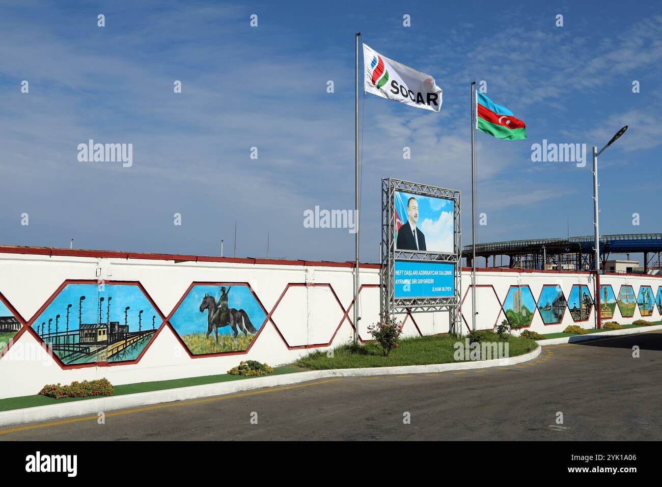 Neft Daslari which is the oldest offshore oil platform and is situated ...