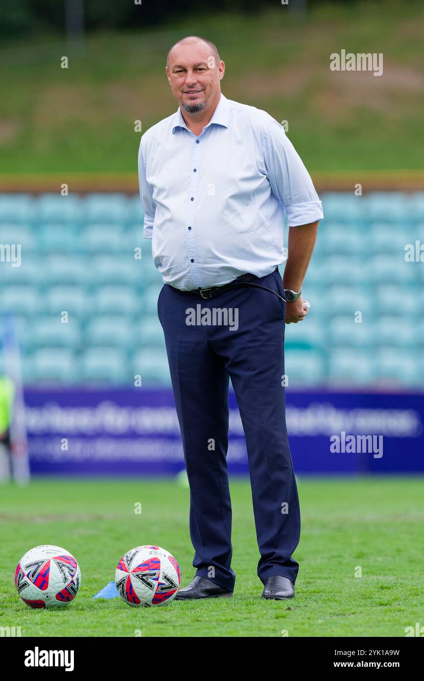 Sydney, Australia. 16th Nov, 2024. Coach, Ante Juric of Sydney FC looks ...