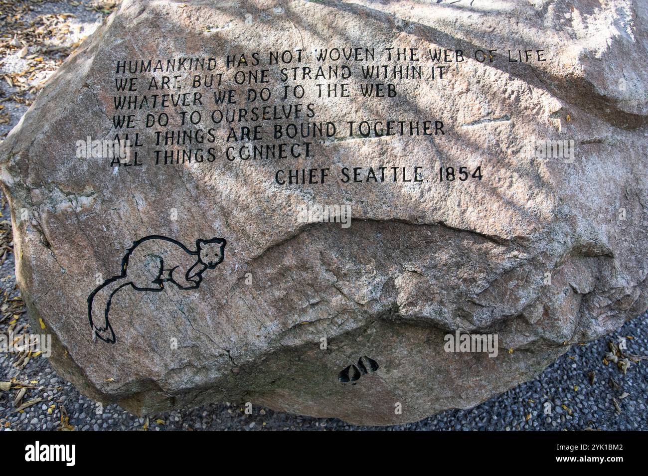 Chief Seattle’s famous speech on humankind at Point Pelee National Park ...