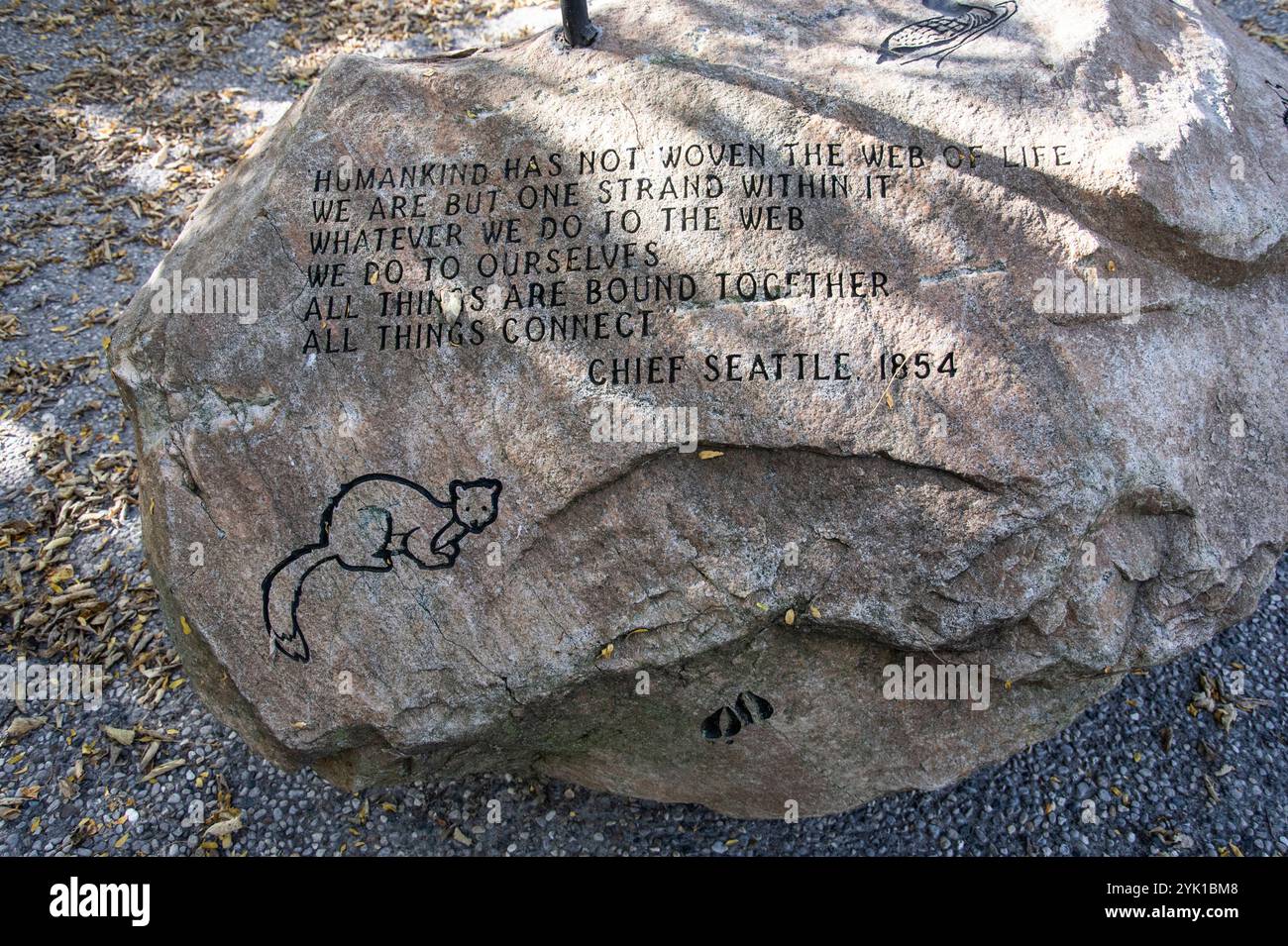 Chief Seattle’s famous speech on humankind at Point Pelee National Park ...