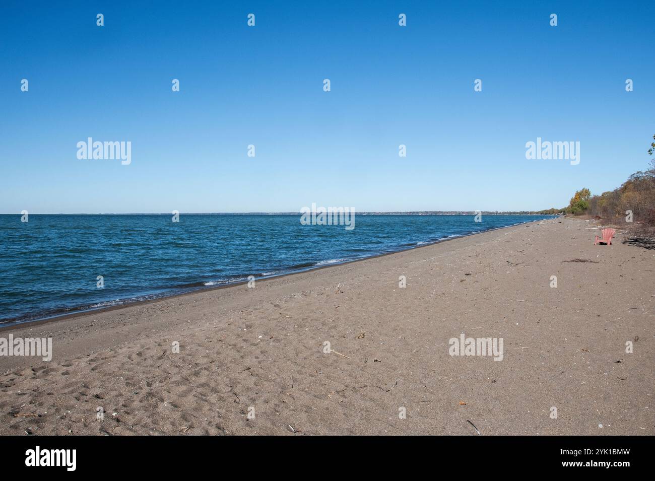 View of Lake Erie from Northwest Beach at Point Pelee National Park in ...