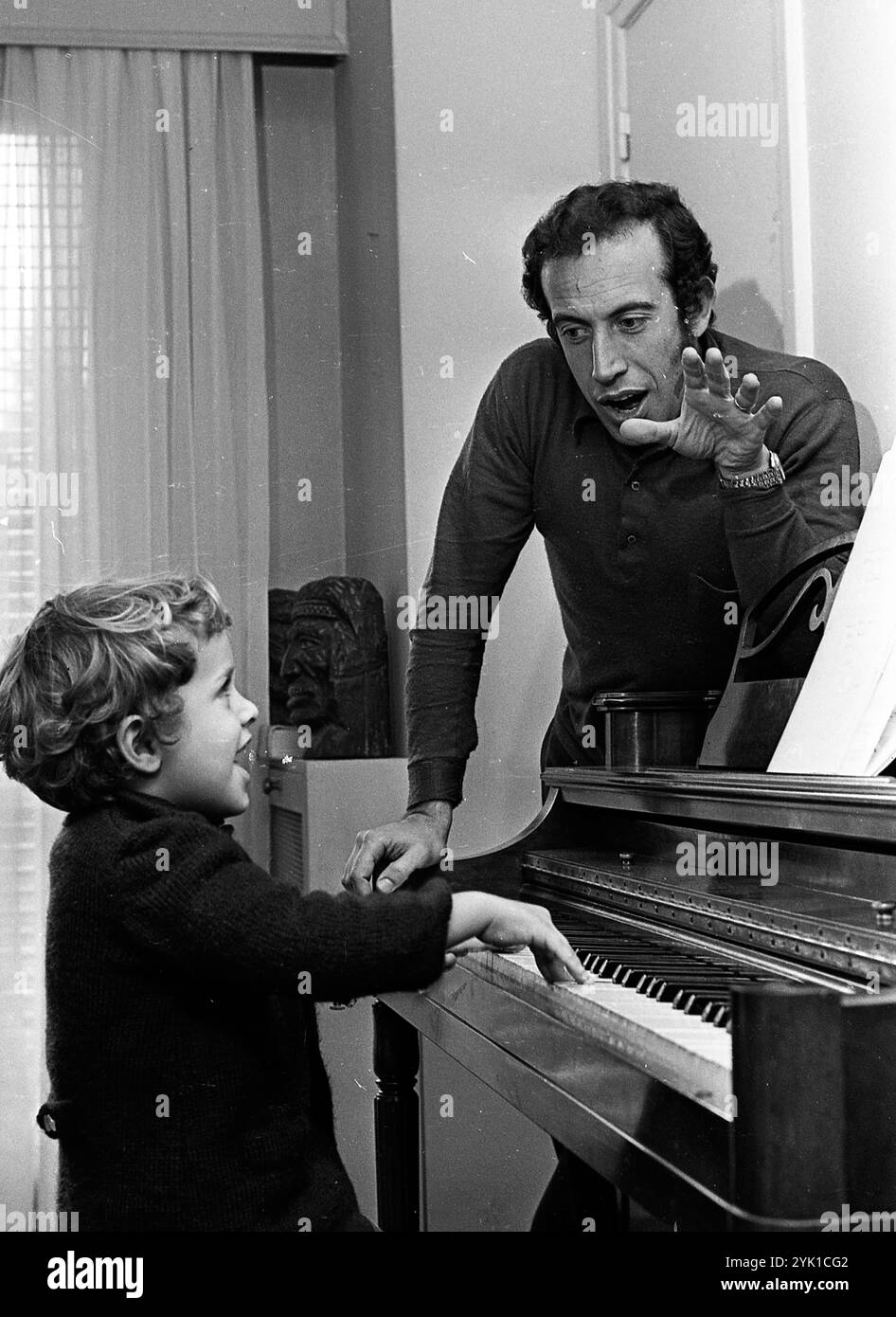 Argentine musician, composer, singer and actor Roberto Yanés during an ...