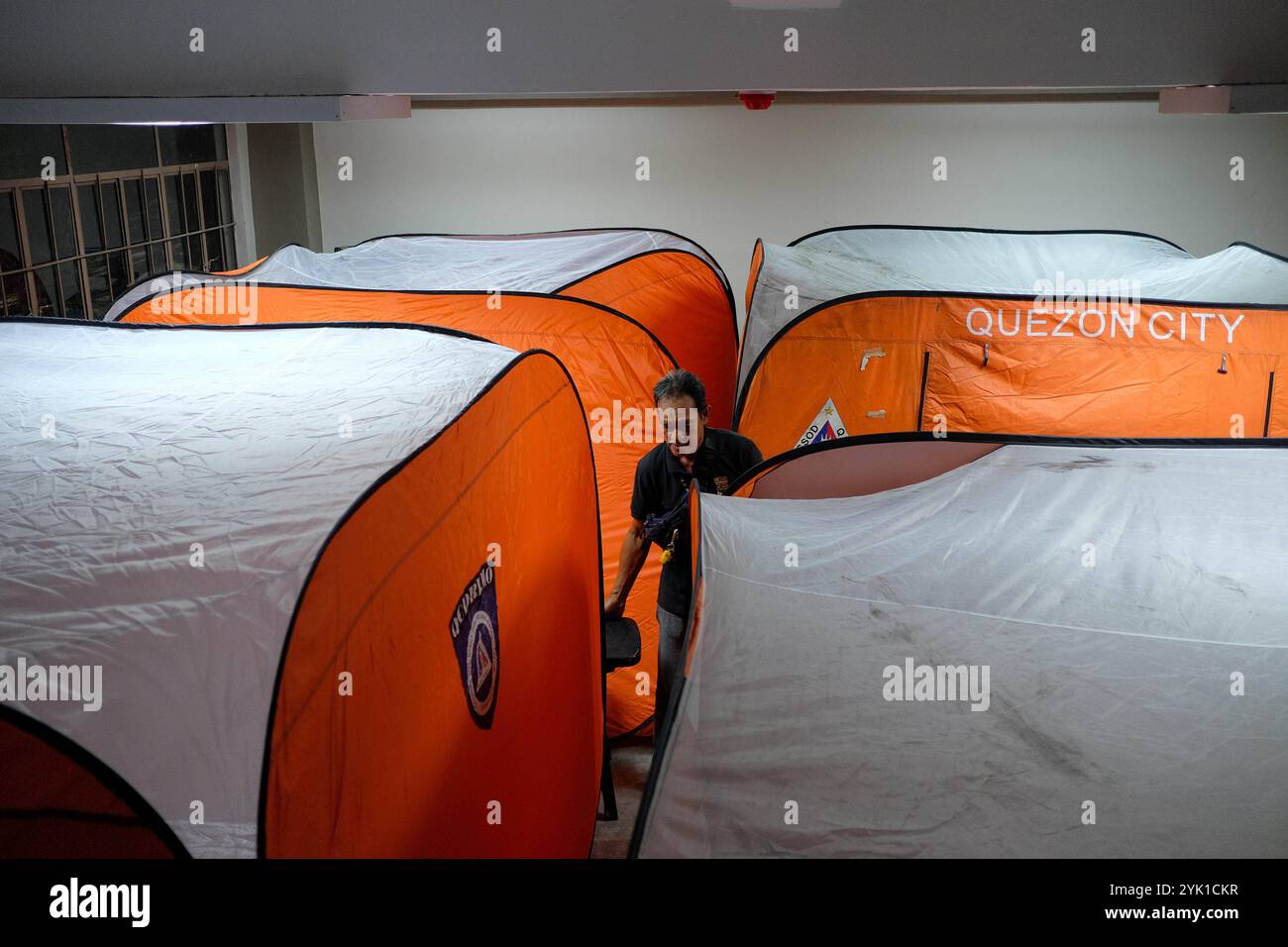 Village personnel from Barangay Apolonio Samson, Quezon City ...